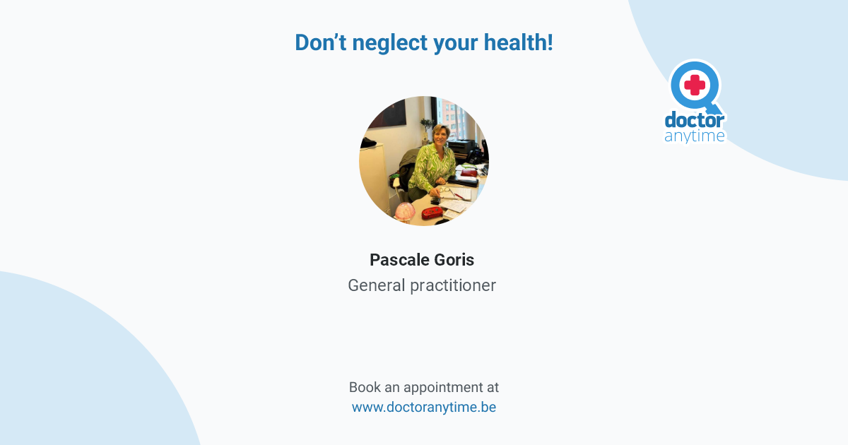 Dr Pascale Goris General Practitioner: Book an online appointment