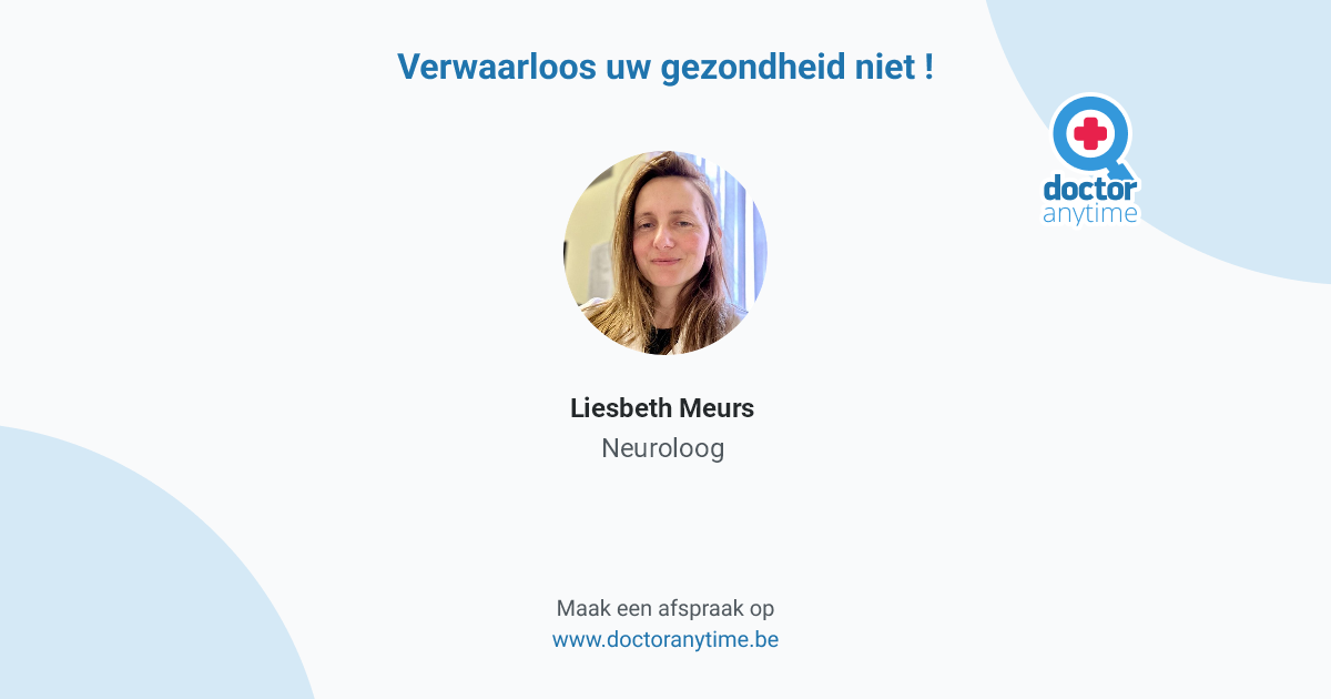 Dr Liesbeth Meurs (Neuroloog): Boek online een afspraak