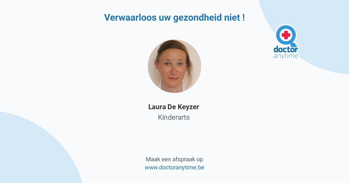 Dr Laura De Keyzer (Kinderarts): Boek online een afspraak