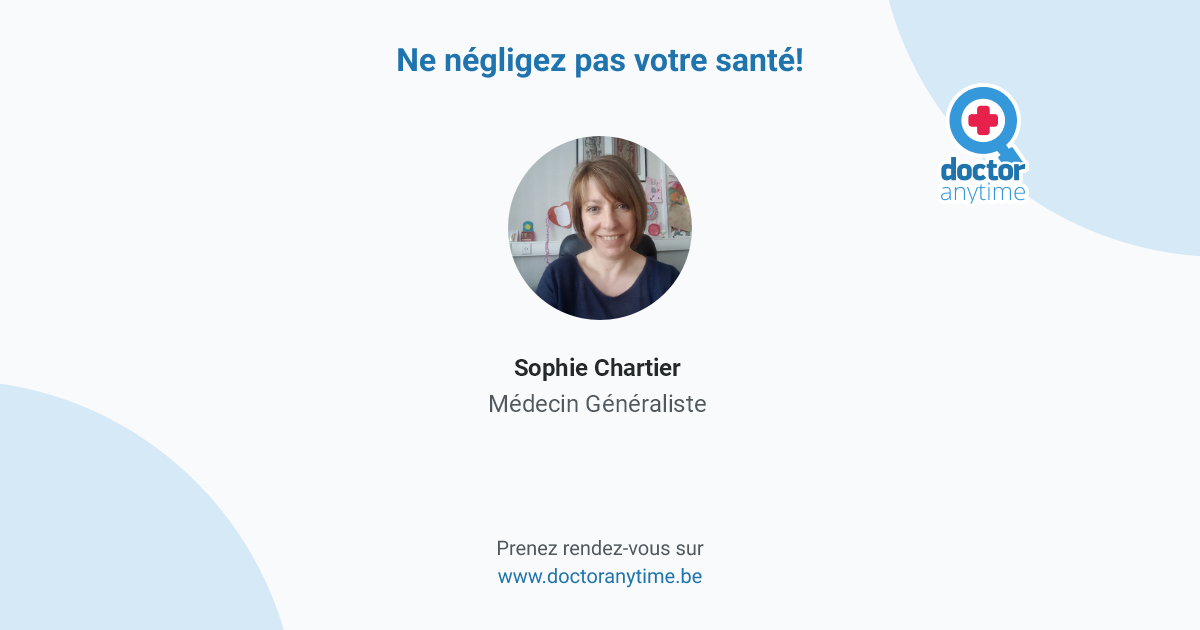 Dr Sophie Chartier (Médecin Généraliste) | doctoranytime