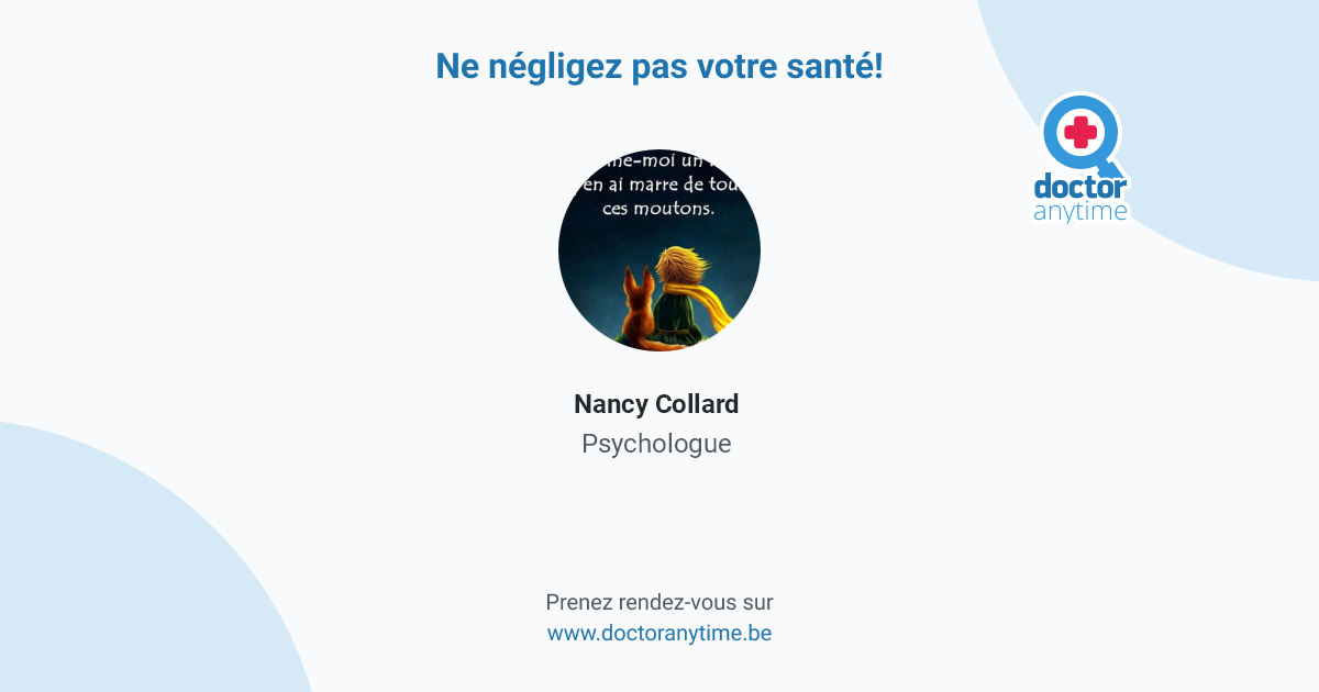 Nancy Collard (Psychologue): Prenez rendez-vous en ligne