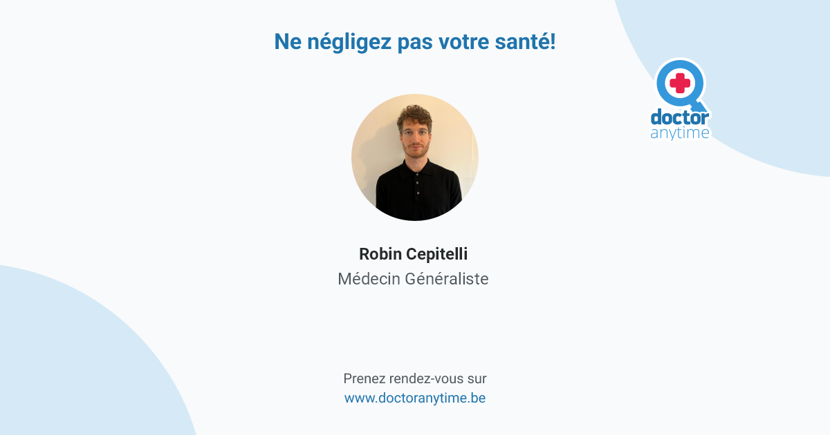Dr Robin Cepitelli (Médecin Généraliste): Prenez rendez-vous en ligne