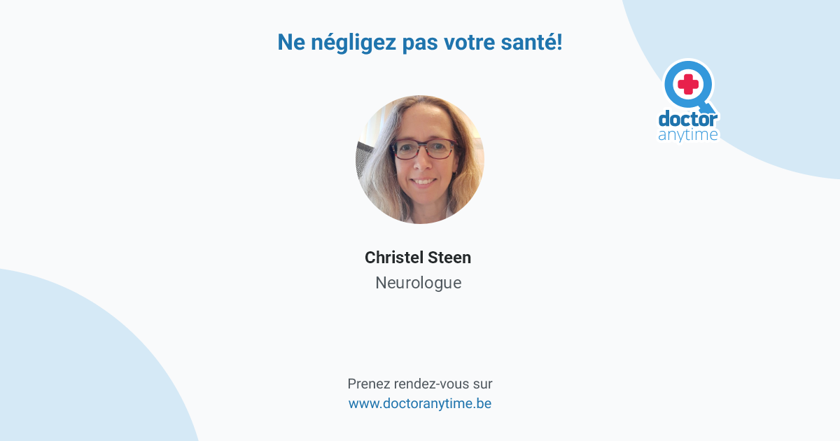 Dr Christel Steen (Neurologue) | doctoranytime