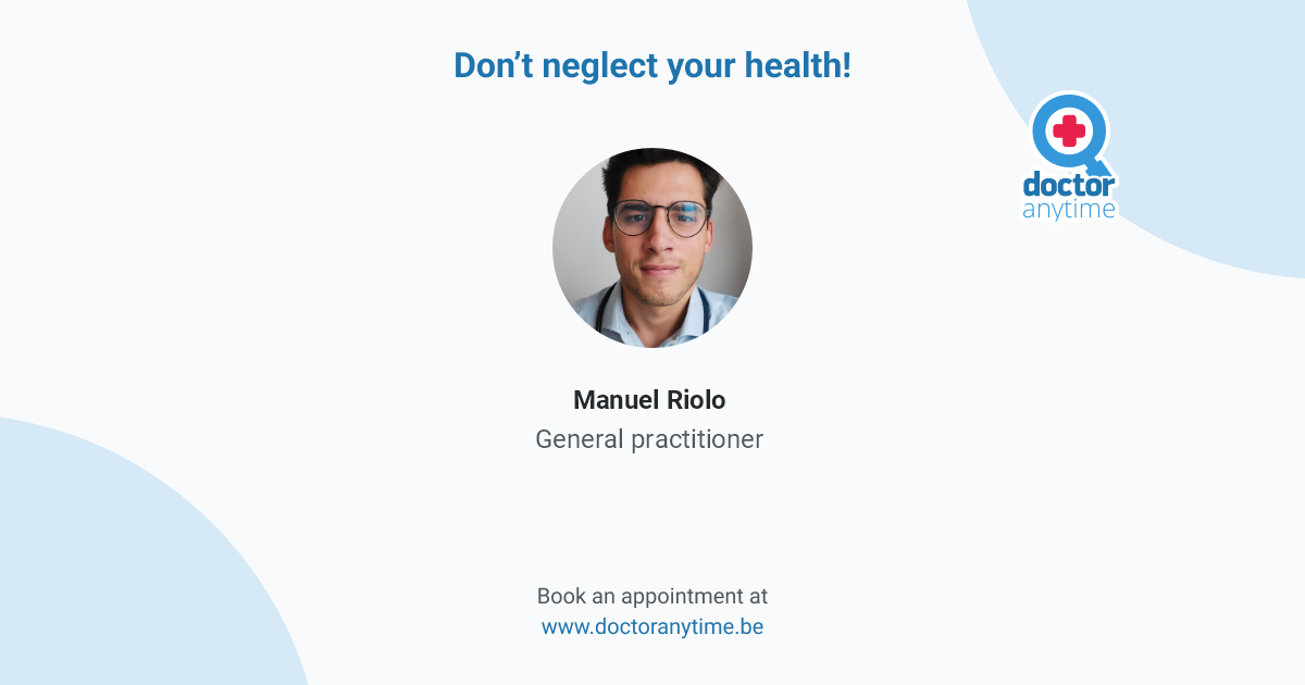 Dr Manuel Riolo General Practitioner: Book an online appointment
