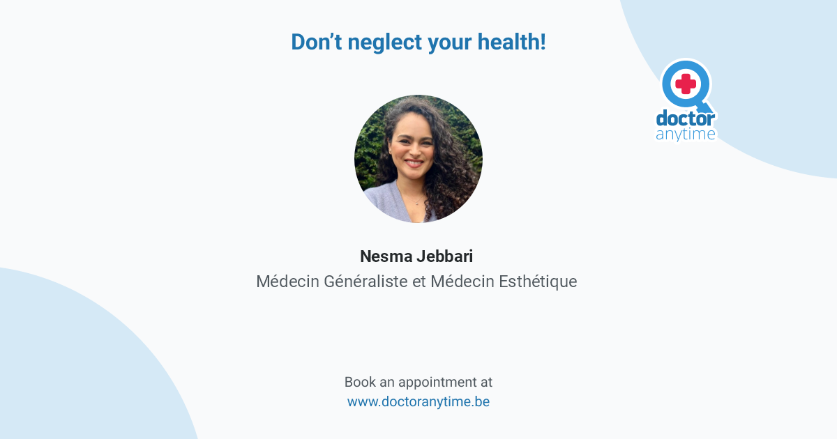 Dr Nesma Jebbari General Practitioner and Aesthetic Doctor: Book an ...