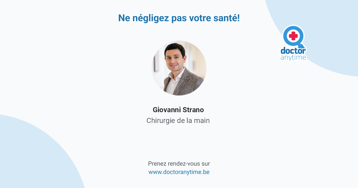 Dr Giovanni Strano (Chirurgie de la main): Prenez rendez-vous en ligne